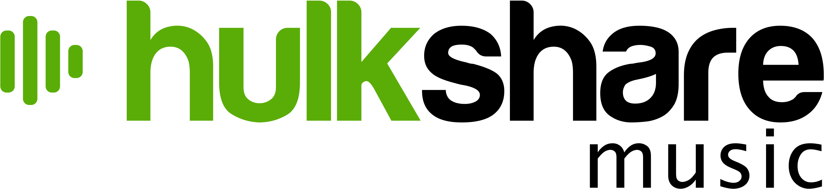 Artist Spotlight - Hulkshare Music Logo (3508x2480), Png Download