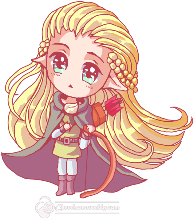 Legolas Greenleaf - Chibi " - Legolas (752x800), Png Download