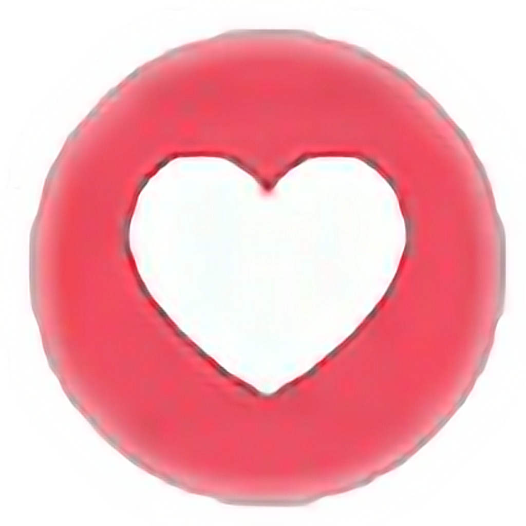 Heart Reaction Facebook (1024x1024), Png Download