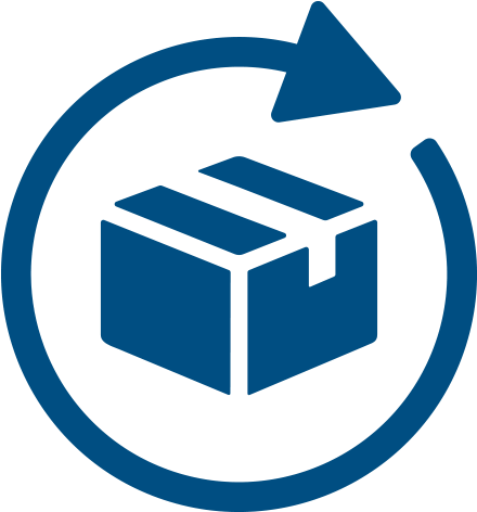 Box With Barcode Icon (500x500), Png Download