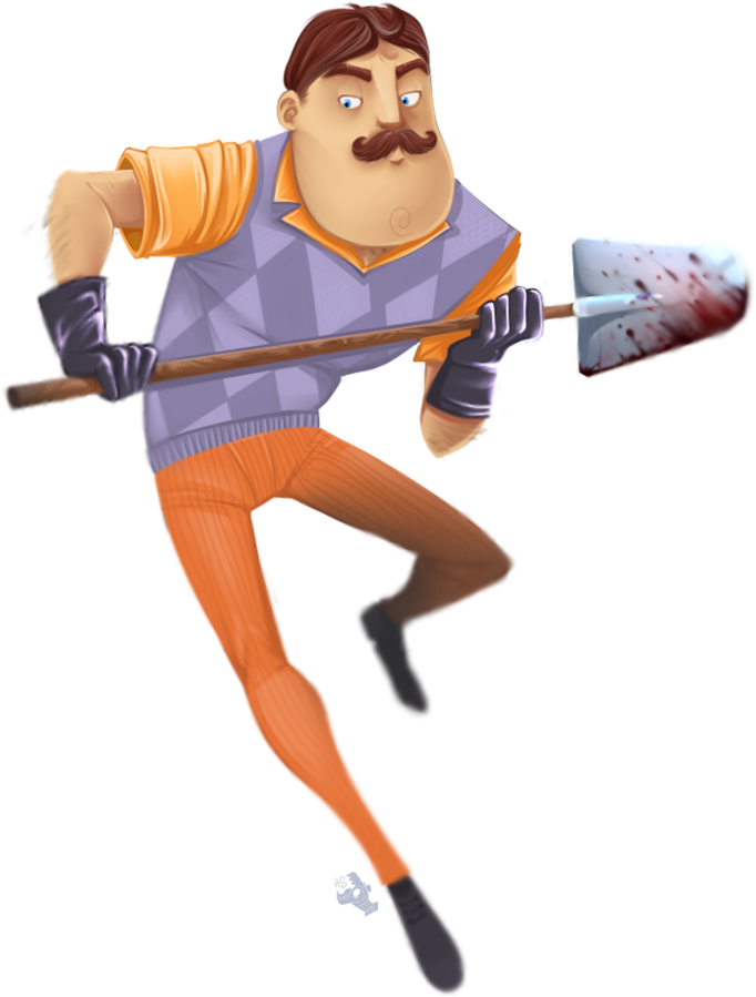 Download Hello Neighbor By Anastafury - Hello Neighbor Art Png ...