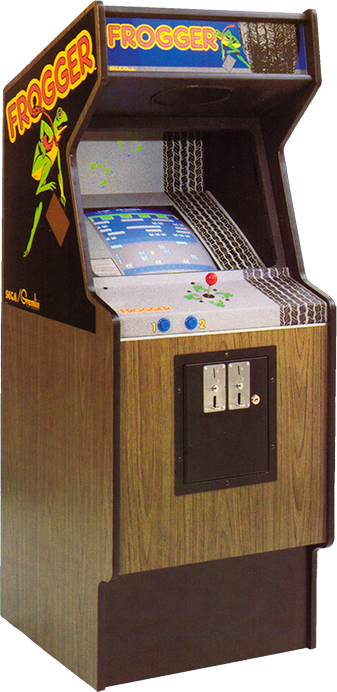 Frog Pond - Original Frogger Arcade Machine (337x692), Png Download