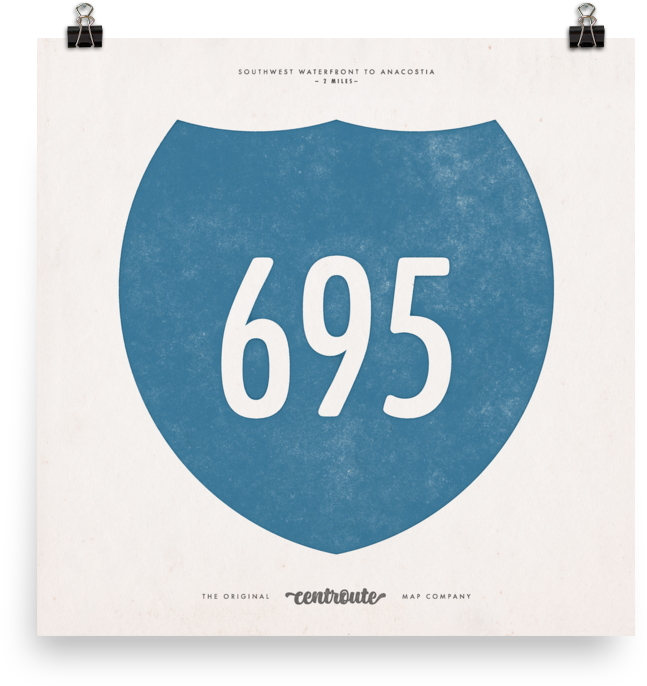 Interstate 695 - Dc - Washington, D.c. (1000x1000), Png Download