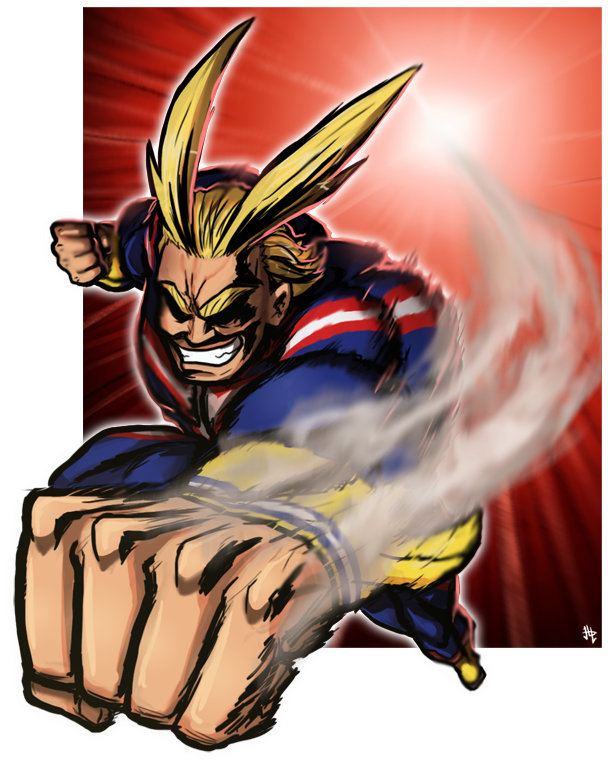 Download Here Comes All Might - Transparent Allmight | Transparent PNG ...