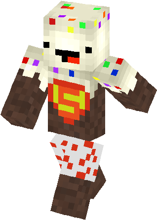 Cake Skin - Minecraft Cool Cake Skin (317x453), Png Download