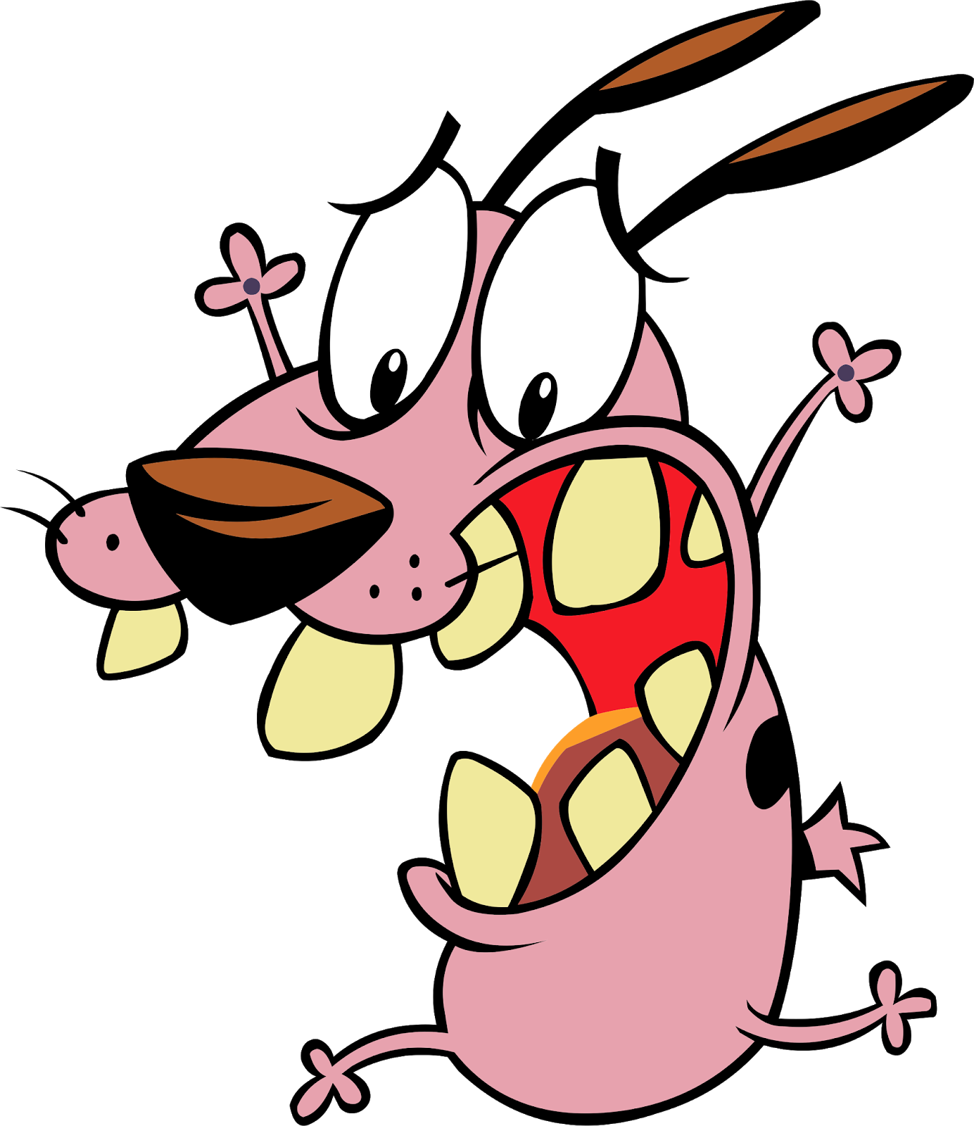 Courage The Cowardly Dog - Courage The Cowardly (1384x1600), Png Download