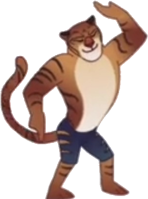 Tiger Dancer Emoji - Told By Emoji Zootopia (326x435), Png Download
