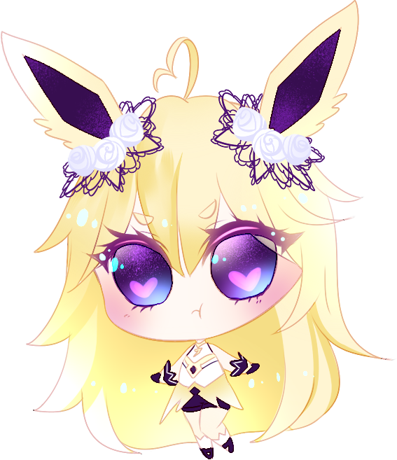 Lavinia The Jolteon - Cartoon (567x657), Png Download