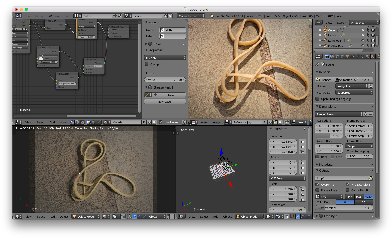 Rubberband 1 - Portable Network Graphics (1552x946), Png Download
