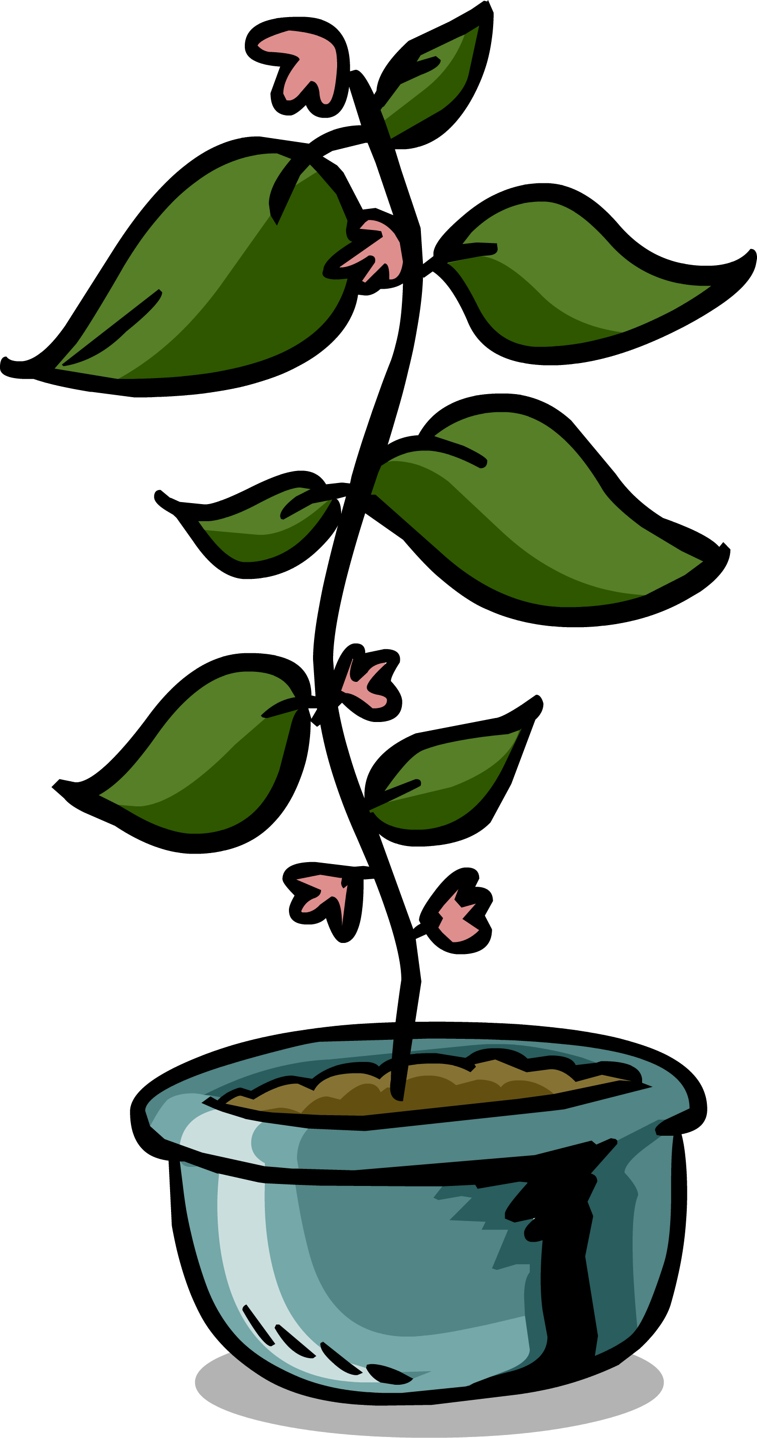 Rare Flower Pot Sprite 005 - Stages Of A Flower (1509x2864), Png Download