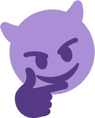 Download Evil Think Discord Emoji - Evil Emoji Discord | Transparent ...