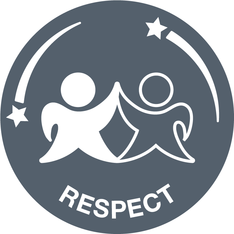 Respect - School Games Values Respect (800x800), Png Download