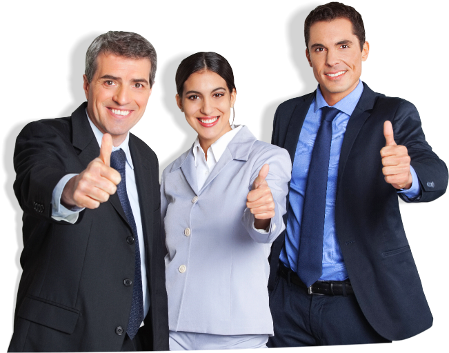 Sales People Png - Thumbs Up Business Png (1026x571), Png Download