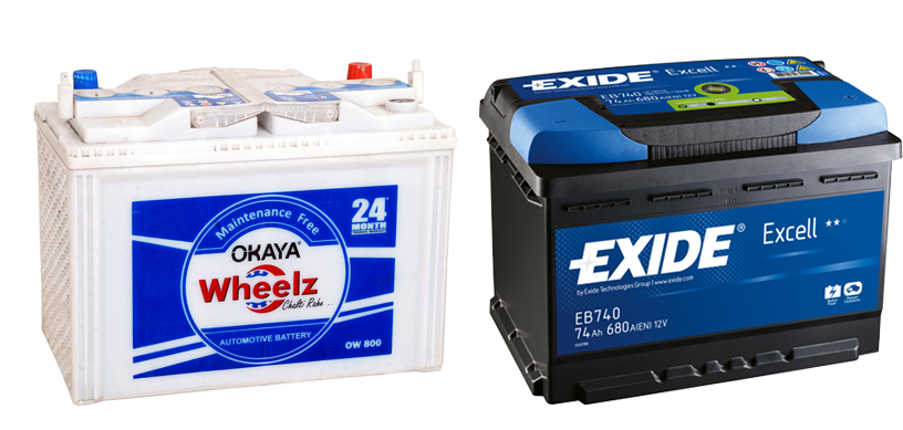 Batteries - Exide Battery (900x600), Png Download