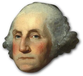 Download George Washington Wig Png Picture Black And White Download ...