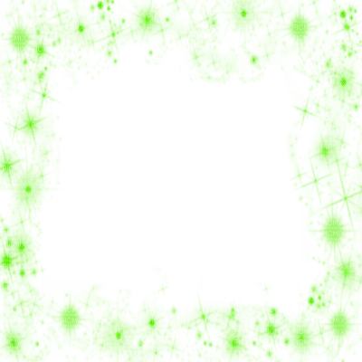 Green Stars - Transparent Purple Photo Frame (400x400), Png Download