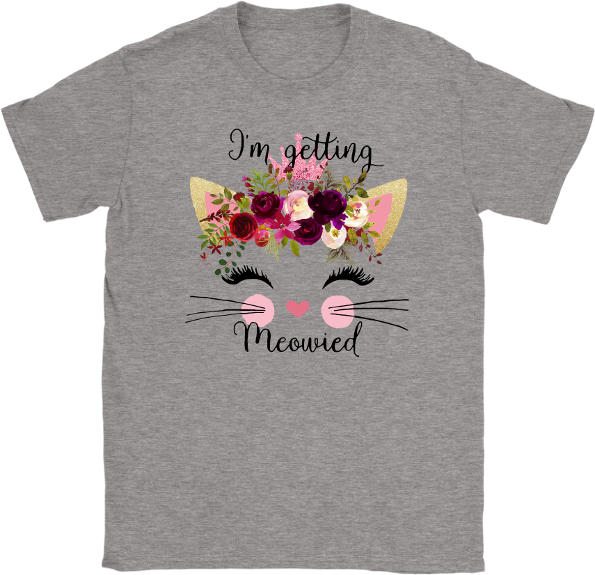 I'm Getting Meowied Watercolor Flower Cat Lady Get - 2018 Stanley Cup ...