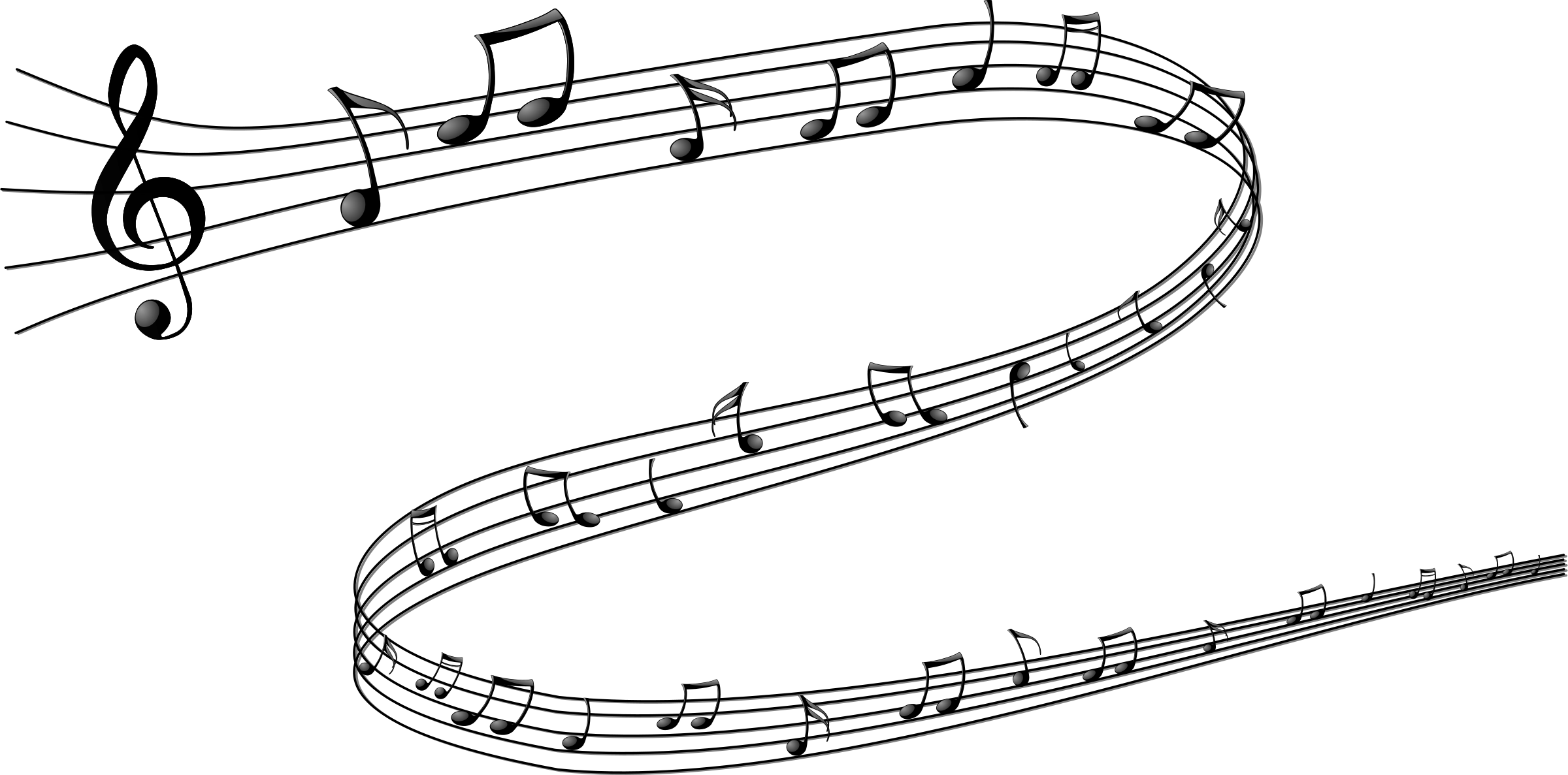 Music Notes Png Clipart - Transparent Background Music Clip Art ...