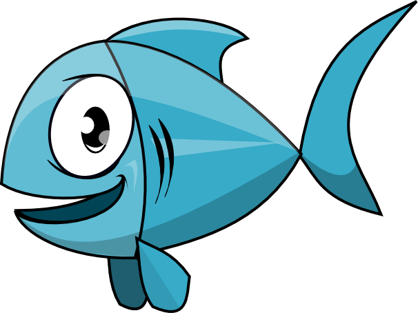 Fish Clipart Png Transparent - Fish Cartoon Transparent (606x454), Png ...