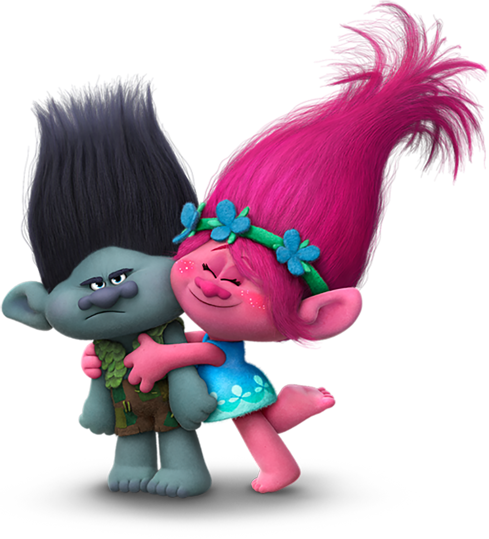 Download Princess Poppy Hugging Branch - Trolls Poppy And Branch ...