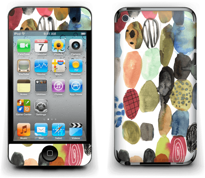 Dots Watercolor - Ishieldz Apple Ipod Touch 4 Screen Only (800x663 ...