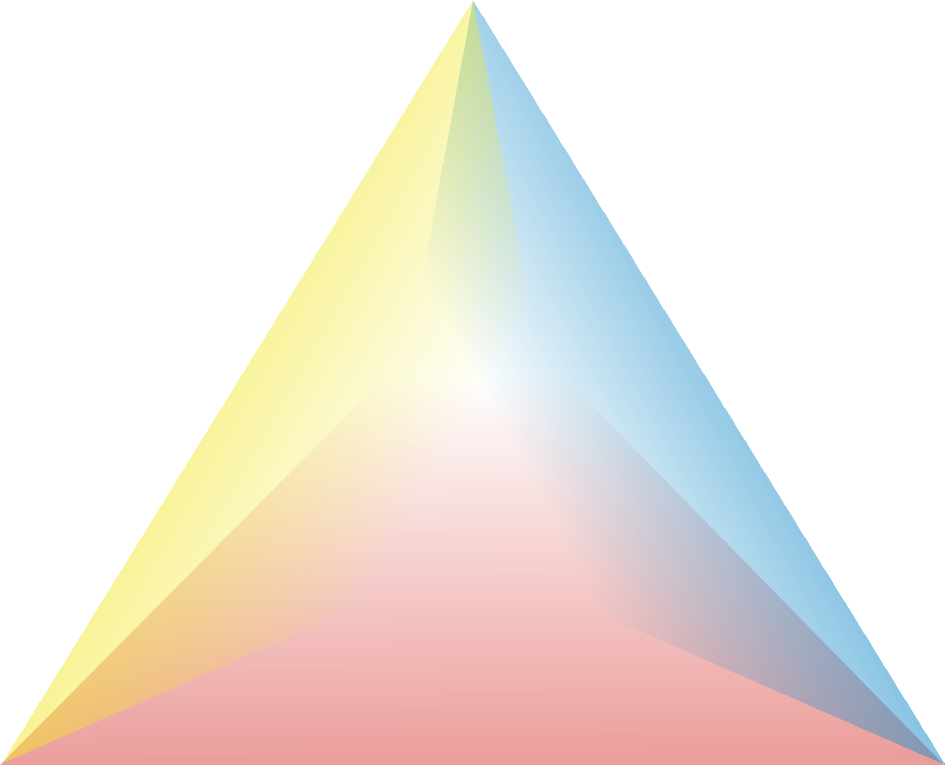 Triangle Model Of Love - Triangle Png (950x768), Png Download