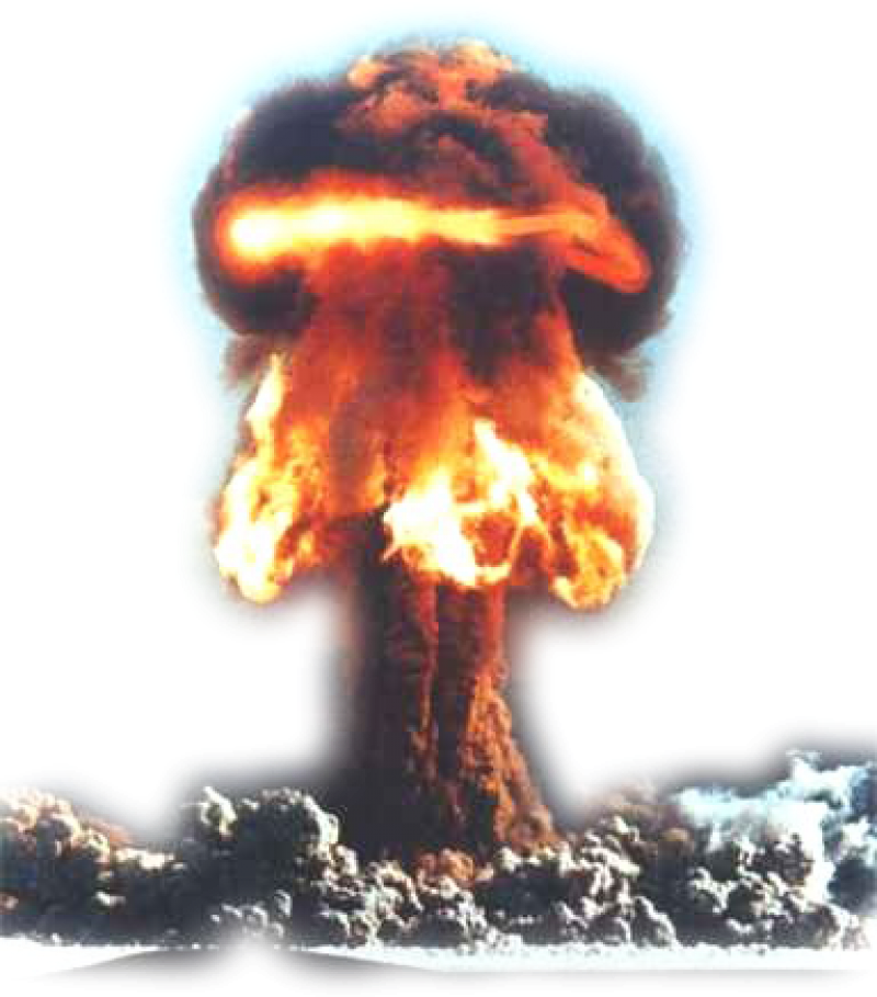 Nuke Explosion Png - Nuclear Explosion Transparent (384x436), Png Download
