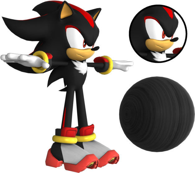 Download Zip Archive - Shadow The Hedgehog Png (750x650), Png Download