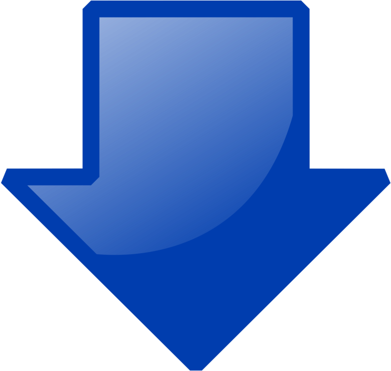 Blue Arrow Pointing Down