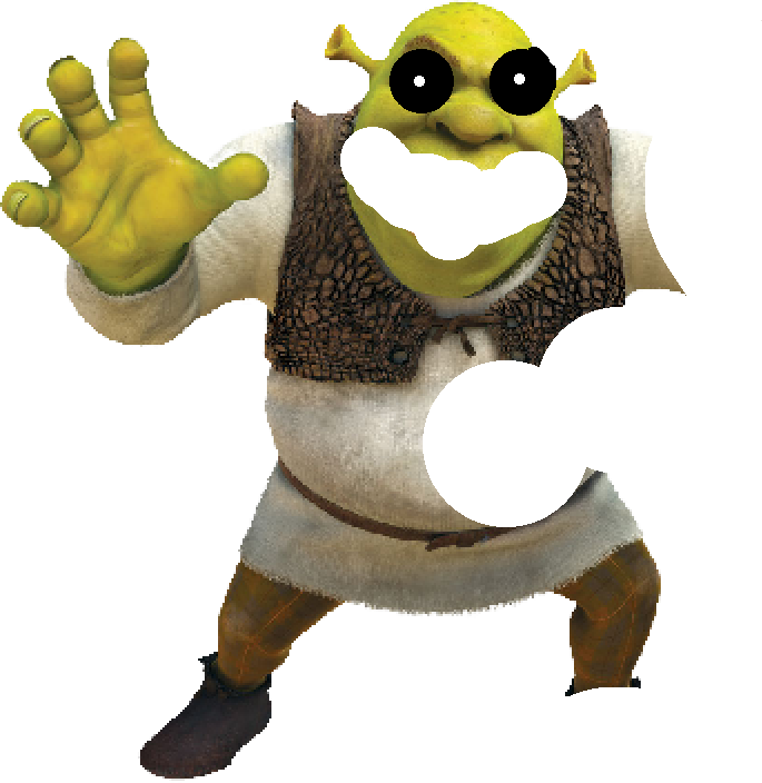 Shrek - Шрек Пнг (685x704), Png Download