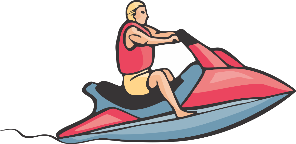 Banner Stock Pretty Design Jet Ski Clipart Summer Clip - Jet Ski ...