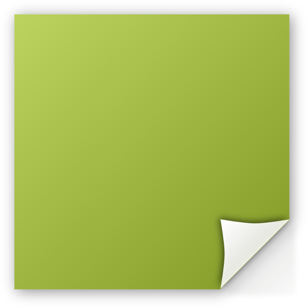 Post It Note Clip Art At Clker Com Vector Clip Art - Green Post It Png ...