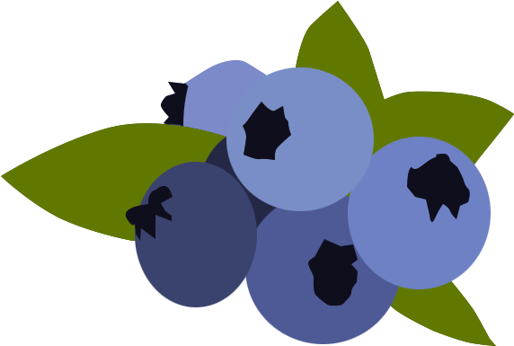 Download Blueberry - - Blueberry Vector Png | Transparent PNG Download ...