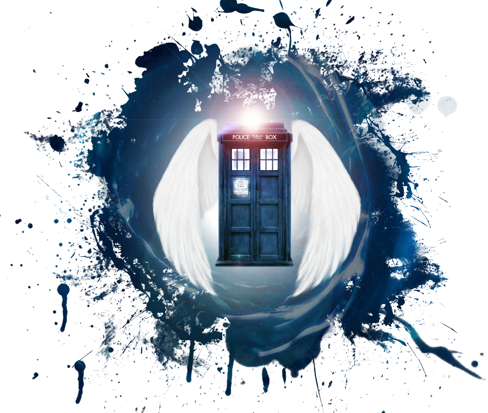 Doctor Who Png Tardis (1600x1354), Png Download