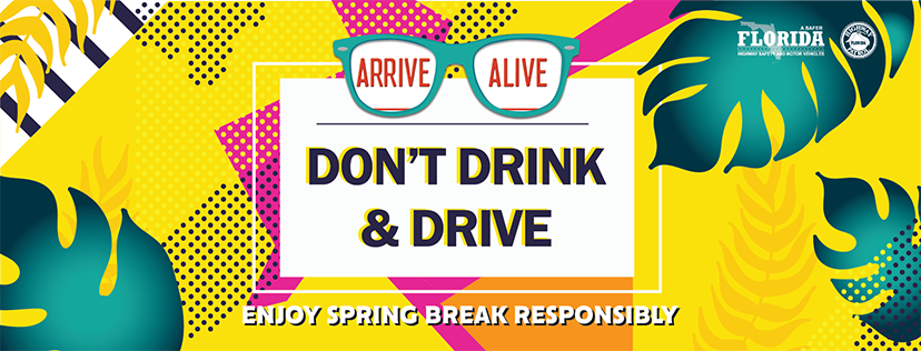 2018 Spring Break Face Book Cover - Florida (828x316), Png Download