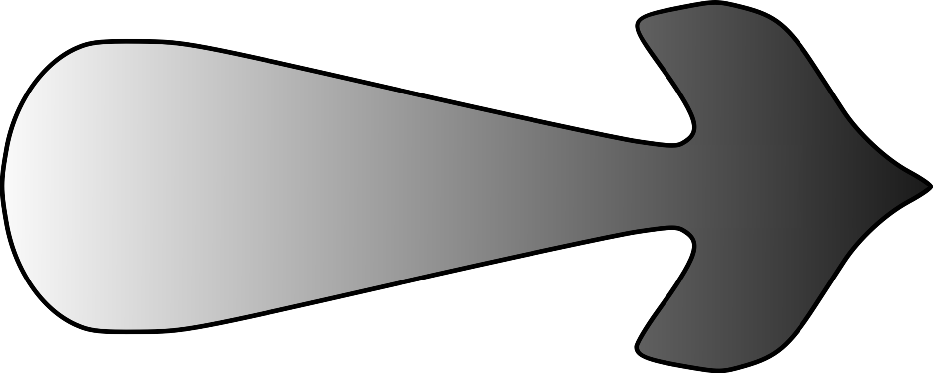 Computer Icons Arrow Symbol Arah - Abstract Arrow As Png (1873x750 ...