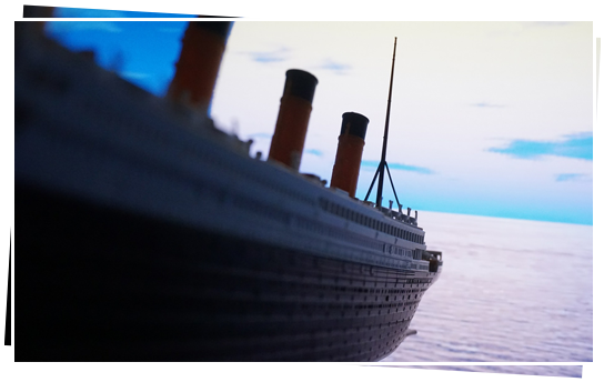 Titanic Sinking (547x351), Png Download