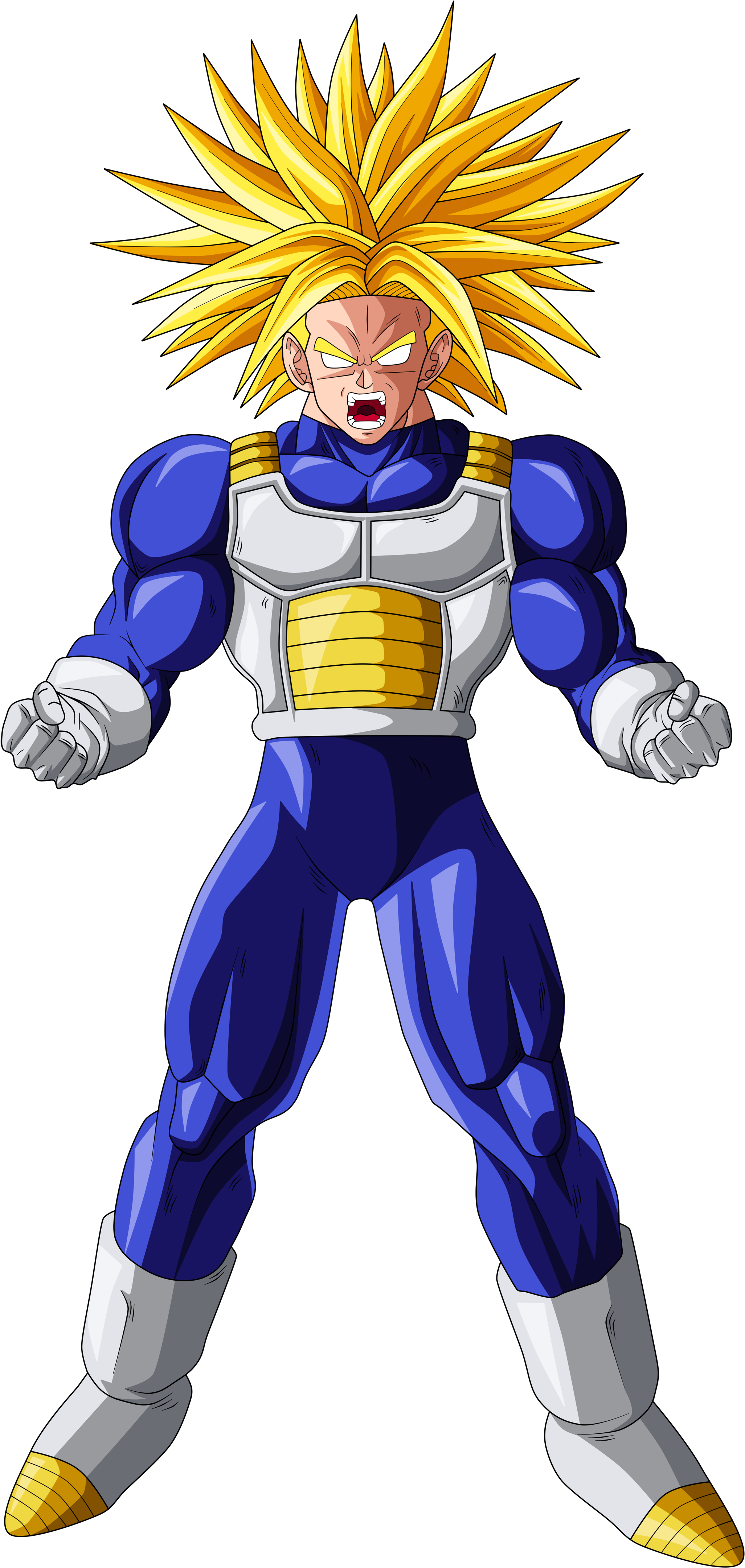 Future Trunks Ultra Ss (2207x4404), Png Download