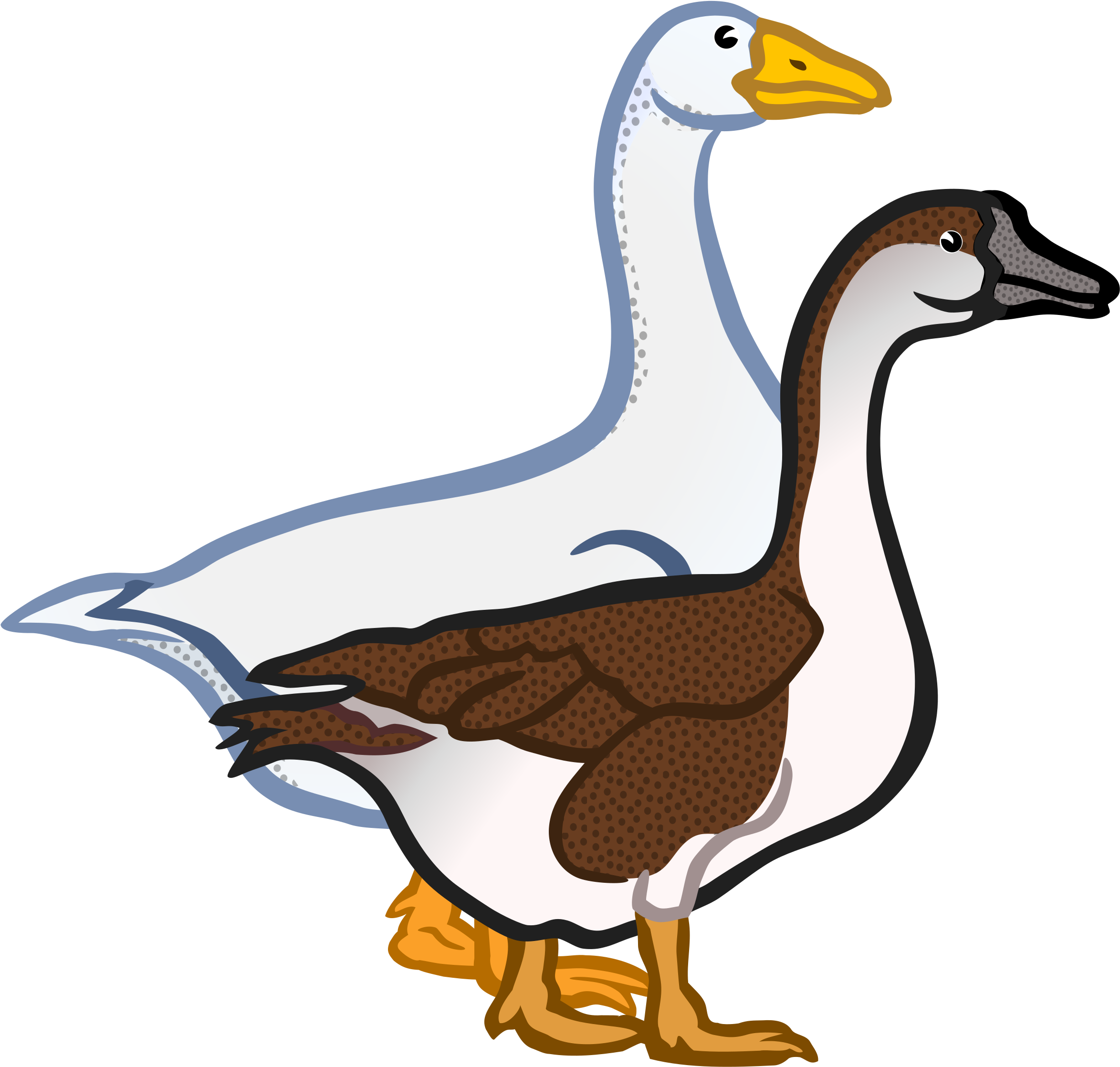 This Free Icons Png Design Of Geese (2400x2325), Png Download