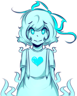 Download Undertale Light Blue Soul Human | Transparent PNG Download ...
