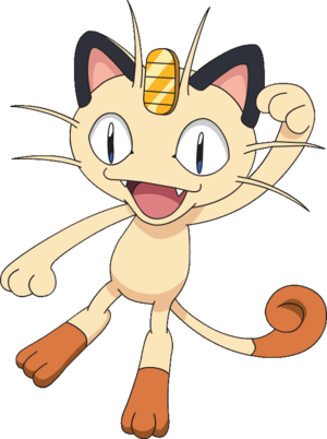 Meowth - Meowth Pokemon (300x402), Png Download
