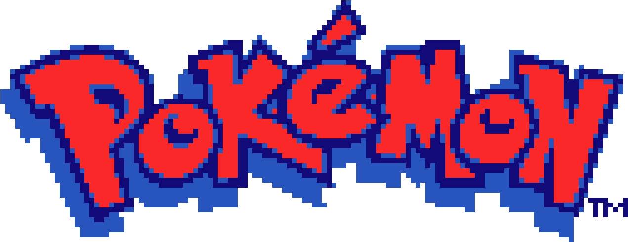 Pokemon Logo Red - Pokémon Red Version Reproduction Nintendo Game Boy ...