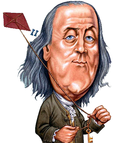 Ben Franklin Clip Art - Ben Franklin? (500x500), Png Download