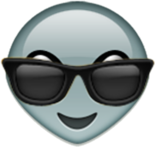 Alien Emoji Png Transparent (382x401), Png Download