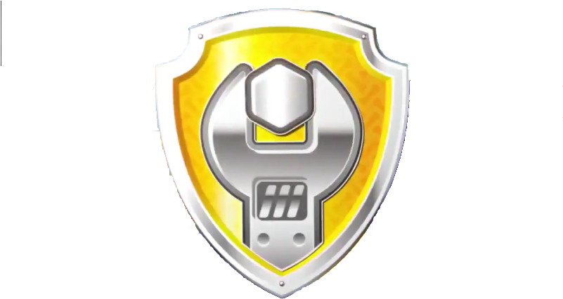 Paw Patrol Badges Rubble