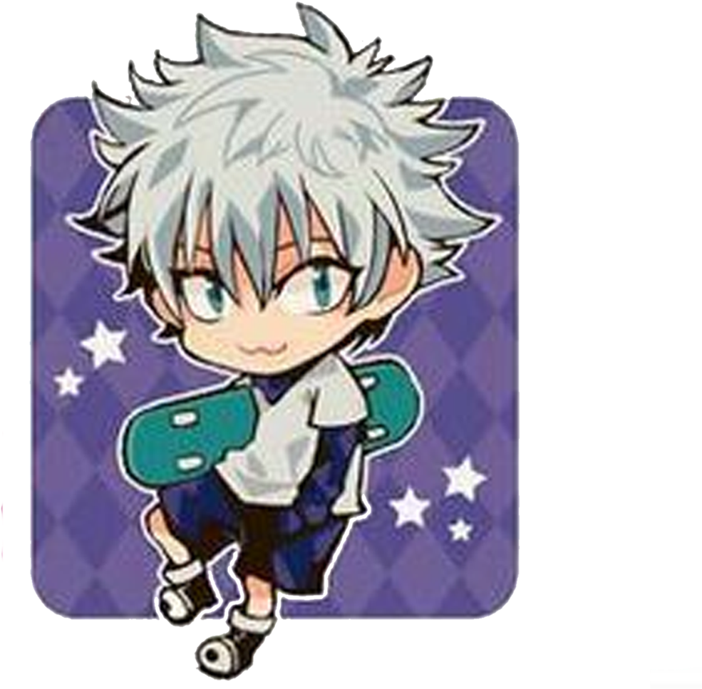 Acrylic Killua Zoldyck Keychain - Hunter X Hunter Killua Chibi ...