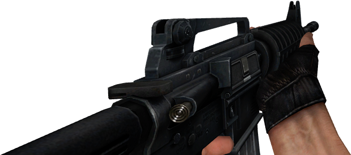 File History - Counter Strike M4 Png (709x308), Png Download