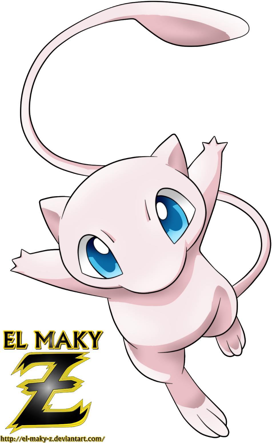 Lineart Mew - - Cartoon (1002x1600), Png Download
