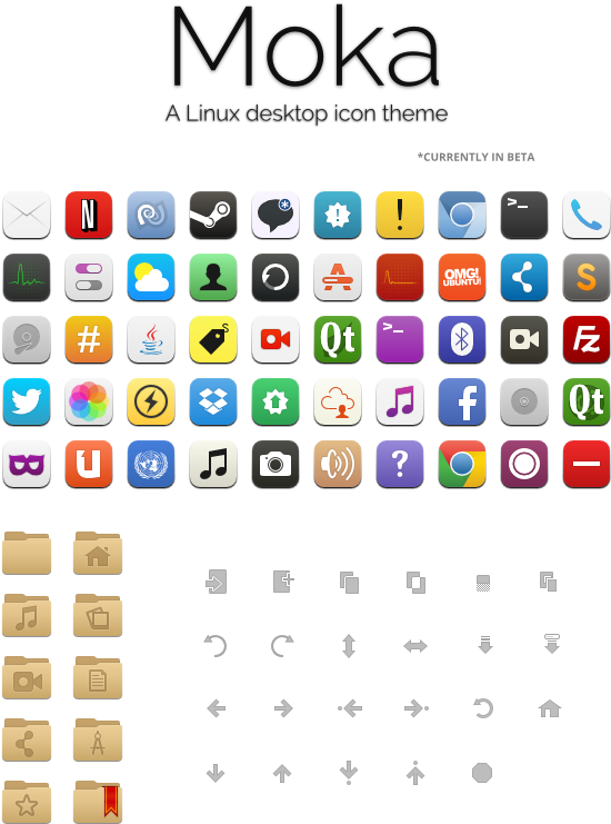 Moka Icon Theme By Hewittsamuel - Icon Theme Moka (600x800), Png Download