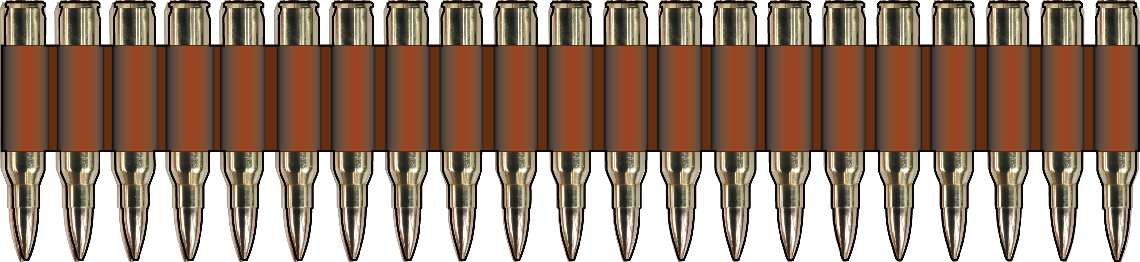 Western Bullet Strip - Bullet Strip (1024x290), Png Download